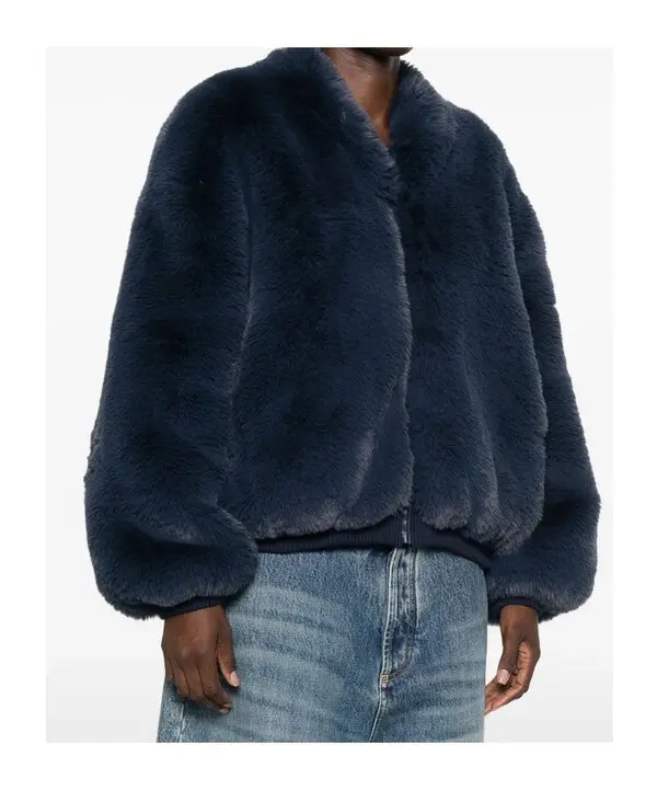 THE FRANKIE SHOP Fauxfur Short Jacket