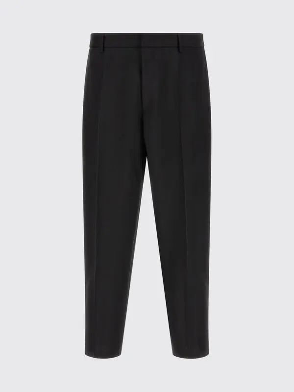 JIL SANDER Slim Fit Tailored Wool And Mohair Trousers - Black