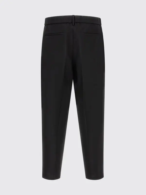 JIL SANDER Slim Fit Tailored Wool And Mohair Trousers - Black