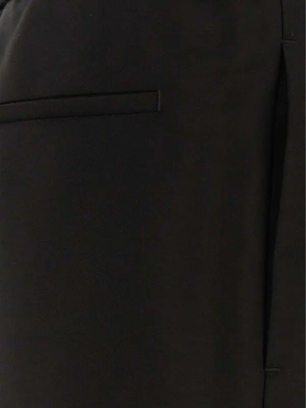 JIL SANDER Slim Fit Tailored Wool And Mohair Trousers