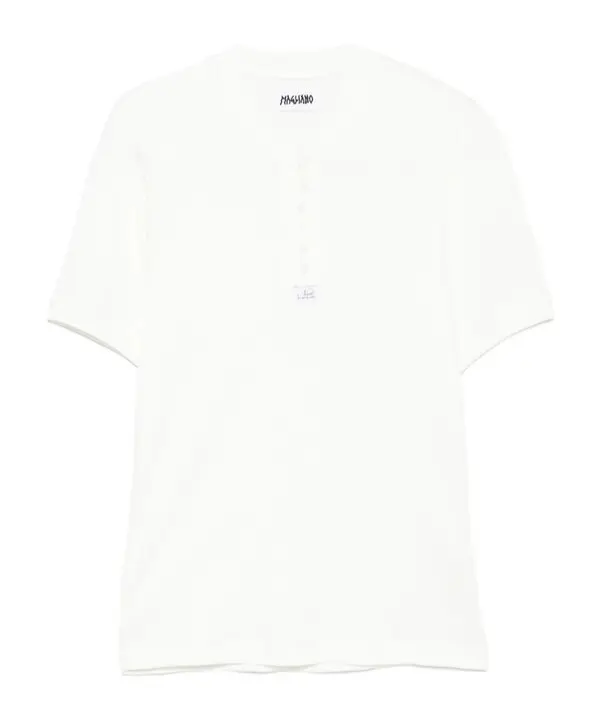 MAGLIANO Short-sleeved Button-front T-shirt