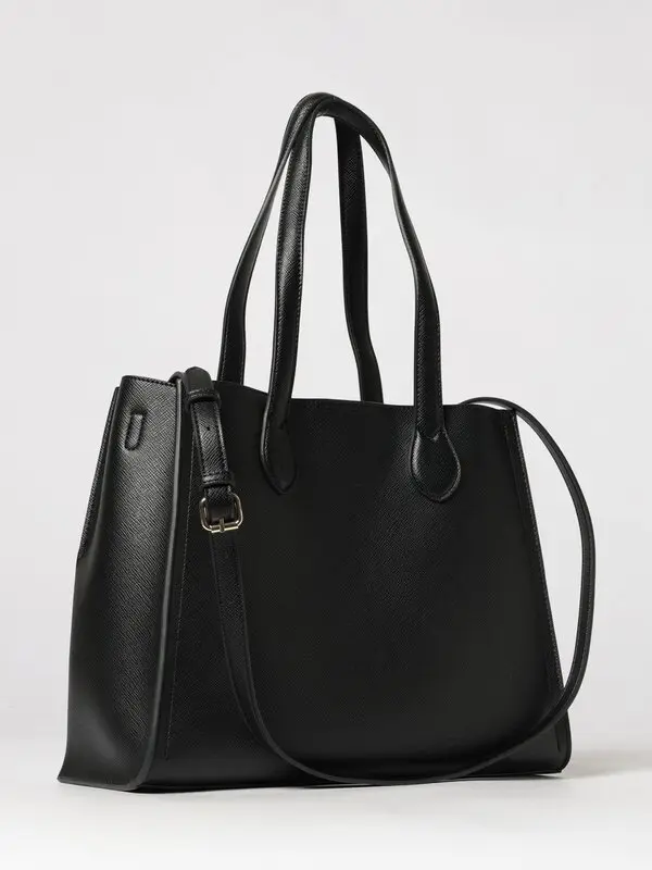 TWINSET Saffiano Synthetic Leather Tote Bag With Double Handle