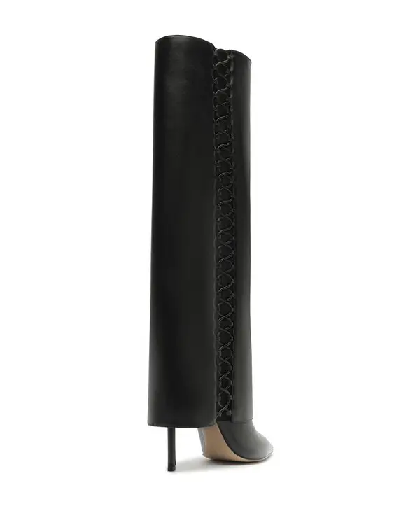 ALEXANDRE BIRMAN Holly Leather Knee High High Heel Boots