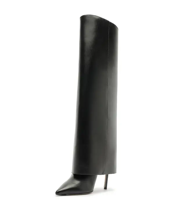 ALEXANDRE BIRMAN Holly Leather Knee High High Heel Boots
