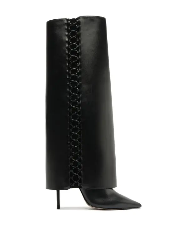 ALEXANDRE BIRMAN Holly Leather Knee High High Heel Boots