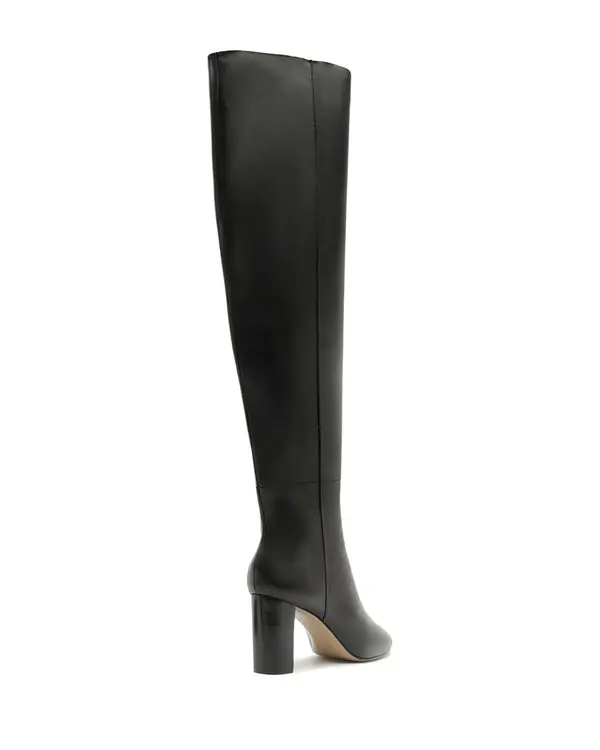 ALEXANDRE BIRMAN Anna Slouch 70 Leather Over The Knee Boots