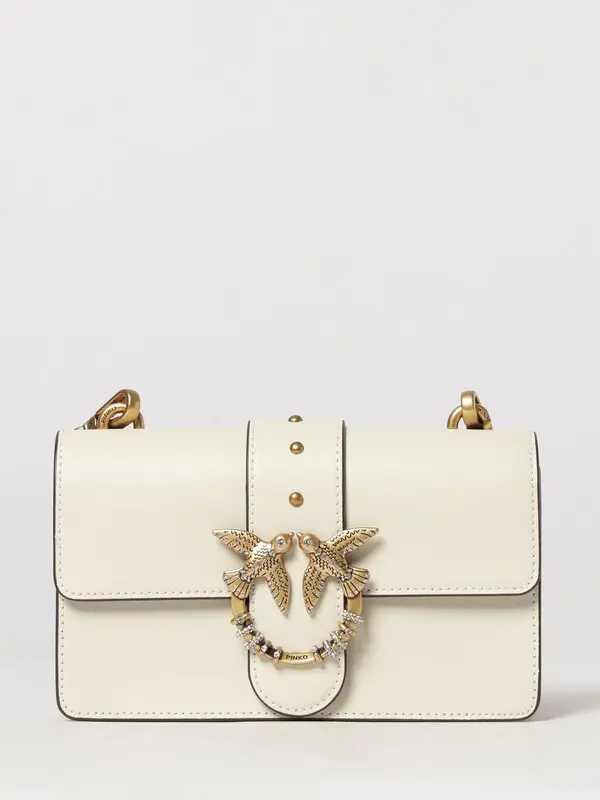 Pinko Love One Shoulder Bag - White 1