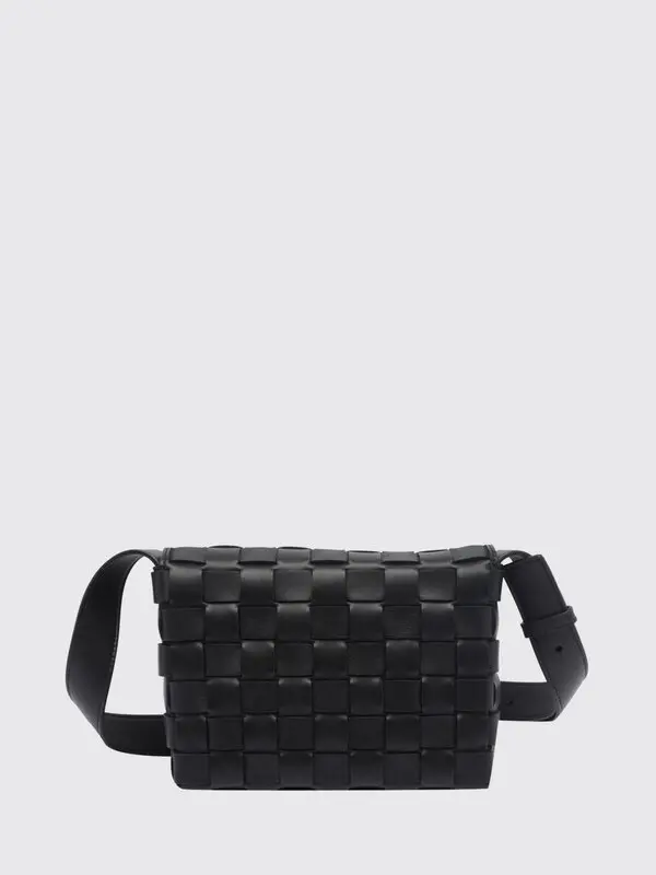 Bottega Veneta Woven Cross Body Bag - Black