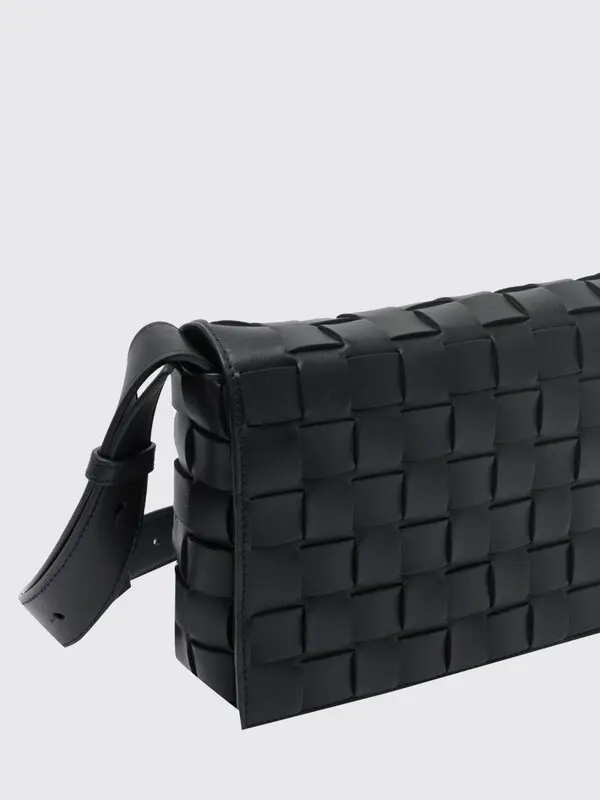 Bottega Veneta Woven Cross Body Bag - Black