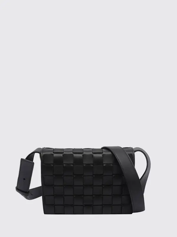 Bottega Veneta Woven Cross Body Bag - Coffee
