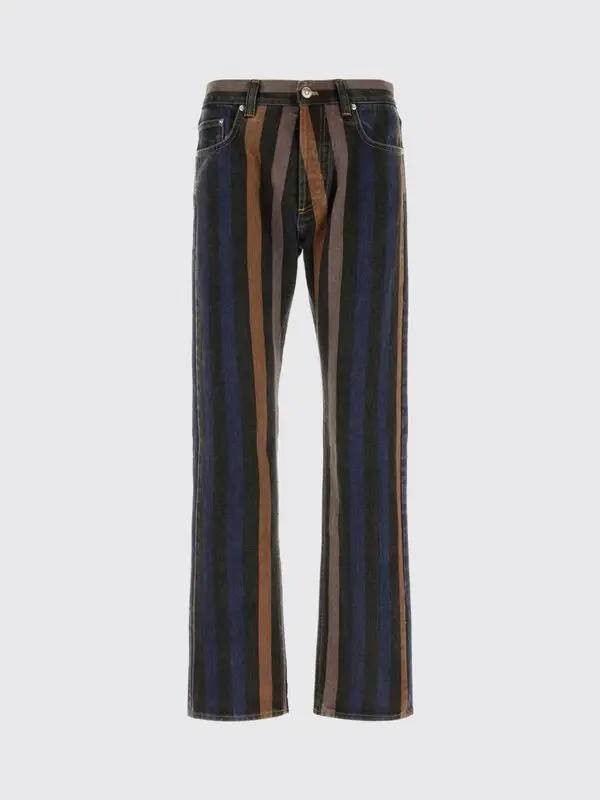 Versace Straight-leg Cotton Denim Jeans With Medusa Logo