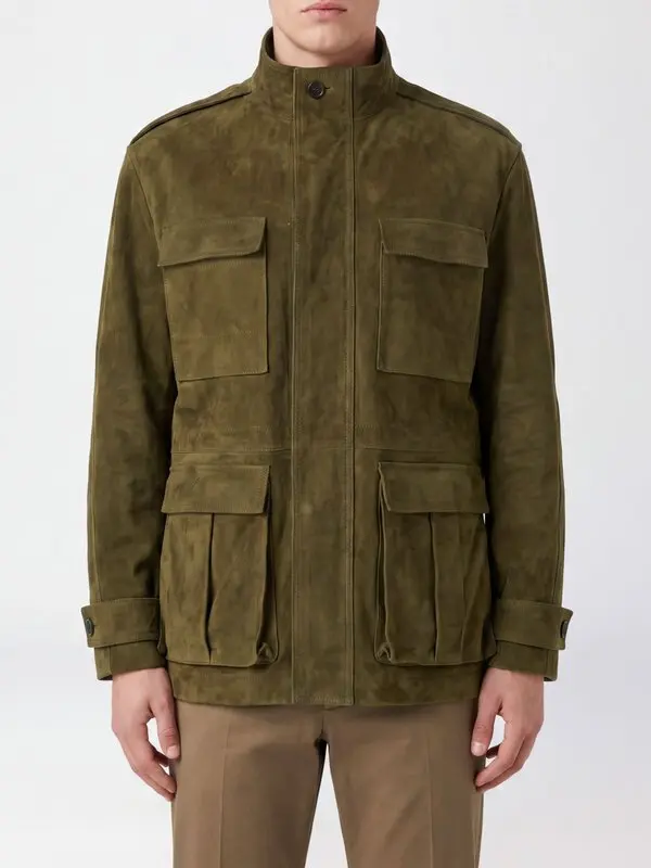 FERRAGAMO Suede Field Jacket