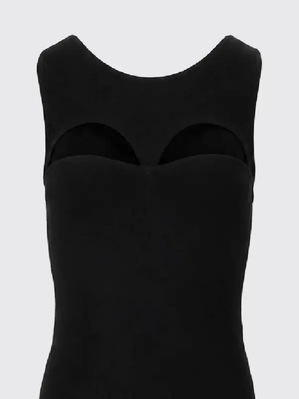 Elisabetta Franchi Off-the-shoulder Midi Sheath Dress With Cut-out Details