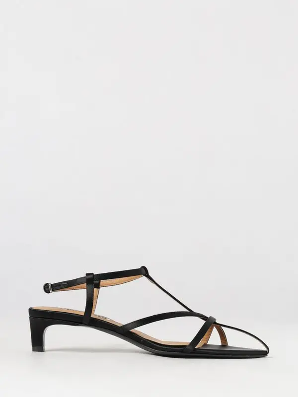 JIL SANDER Heeled Sandal - Black