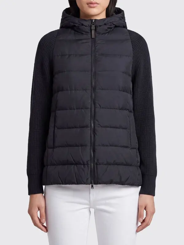 Brunello Cucinelli Quilted Technical Nylon Hooded Puffer Jacket - Blue