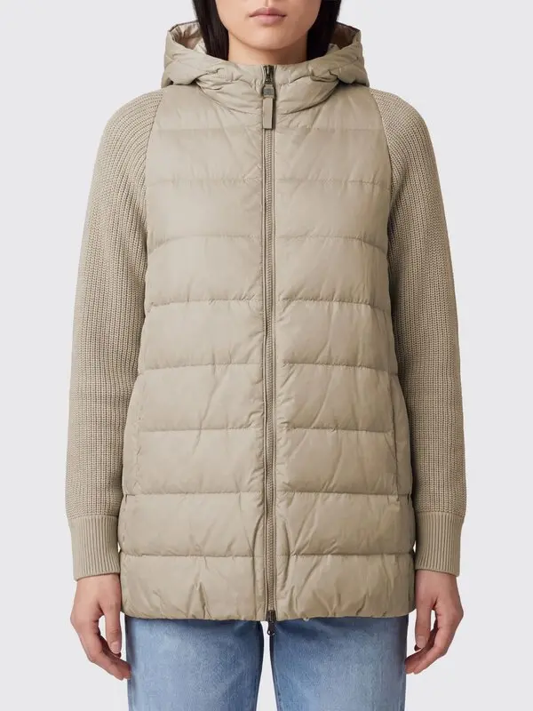 Brunello Cucinelli Quilted Technical Nylon Hooded Puffer Jacket - Grey