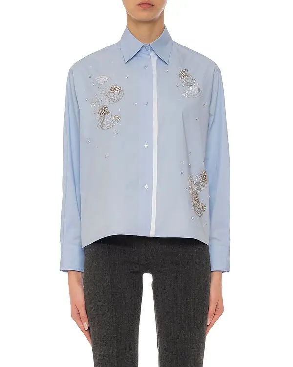 DES_PHEMMES Embellished Shirt
