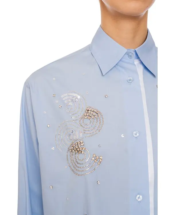 DES_PHEMMES Embellished Shirt