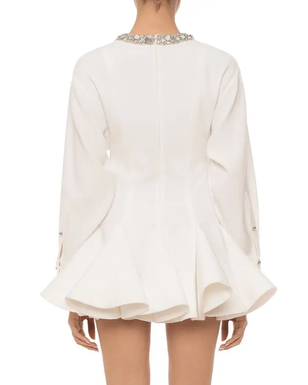 DES_PHEMMES Embellished Flared Mini Dress