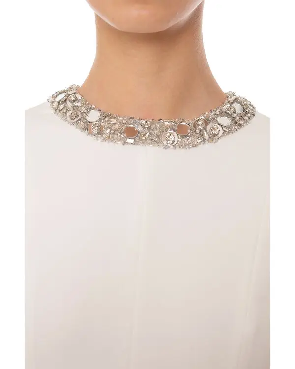 DES_PHEMMES Embellished Flared Mini Dress