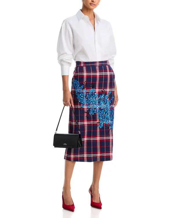 Essentiel Antwerp Kathee Embellished Midi Skirt