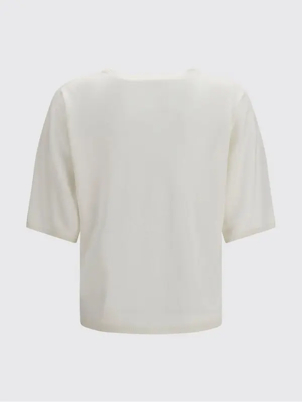 Brunello Cucinelli Cashmere And Silk Jumper - White