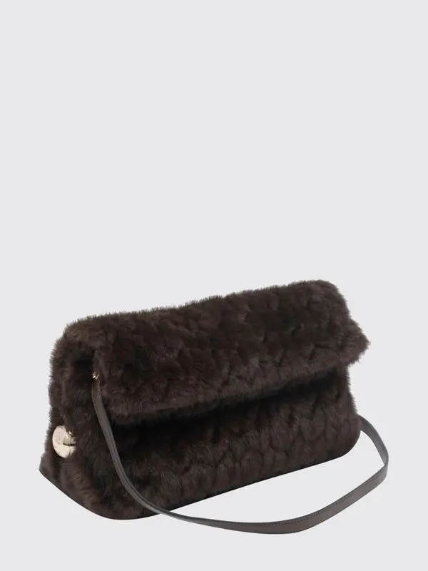 Liu Jo Riccy Faux Fur Clutch - Brown
