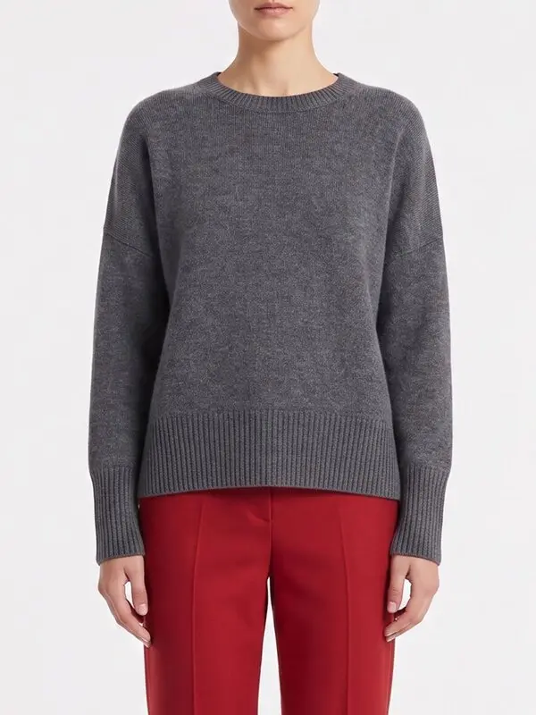 LISA YANG Pure Cashmere Crewneck Jumper - Grey