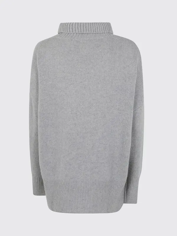 LISA YANG Pure Cashmere Turtleneck Jumper - Grey 1