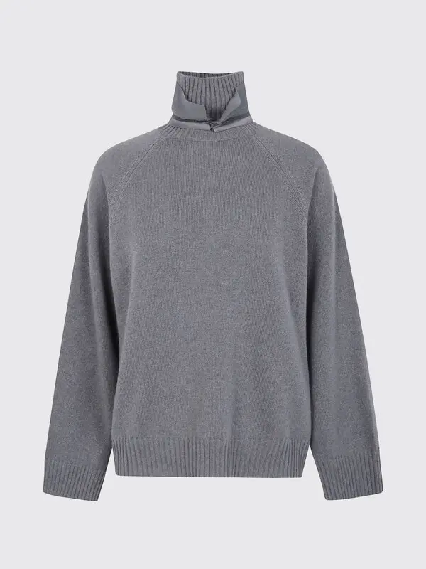 Brunello Cucinelli Pure Cashmere Turtleneck Jumper With Jewel Detail