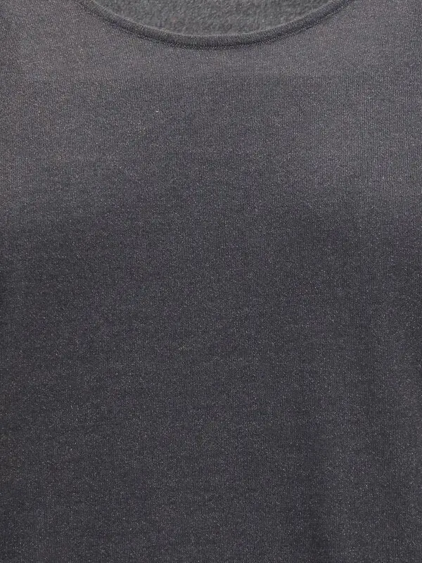 Brunello Cucinelli Slim Fit Off-the-shoulder Cashmere And Silk Top - Lead