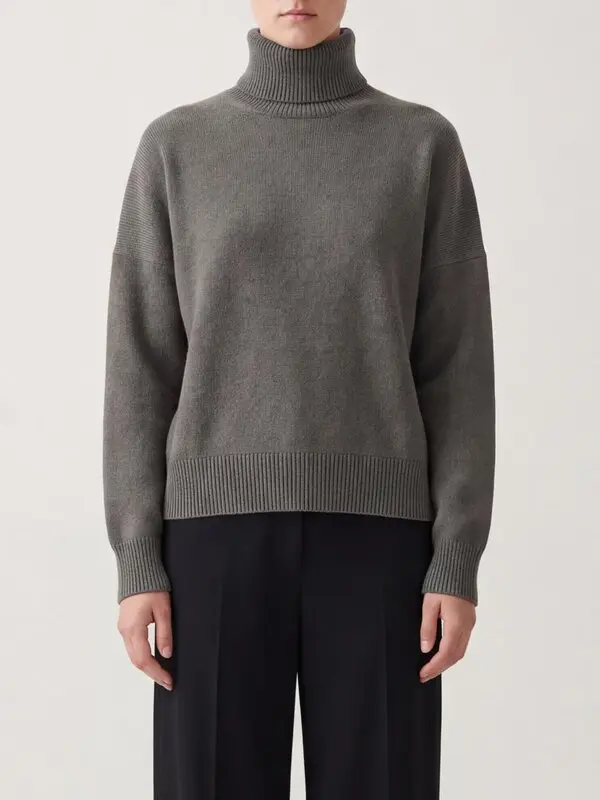Brunello Cucinelli 100% Cashmere Long-sleeved Turtleneck Jumper - Green