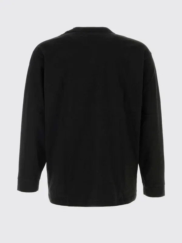 Kenzo Long-sleeved Cotton T-shirt With Tone-on-tone Embroidered Logo
