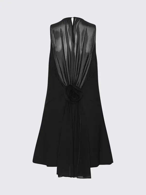 ROTATE BY BIRGER CHRISTENSEN Off-the-shoulder Recycled Fabric A-line Midi Dress With V-back