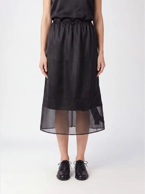 Cecilie Bahnsen Bow-embellished Midi Skirt