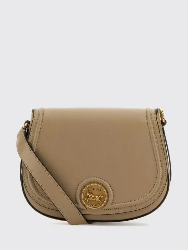 Chloé Horse Medal Leather Mini Crossbody Bag