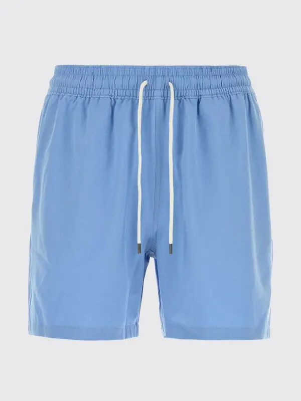 Polo Ralph Lauren Solid Drawstring Shorts - Blue 1