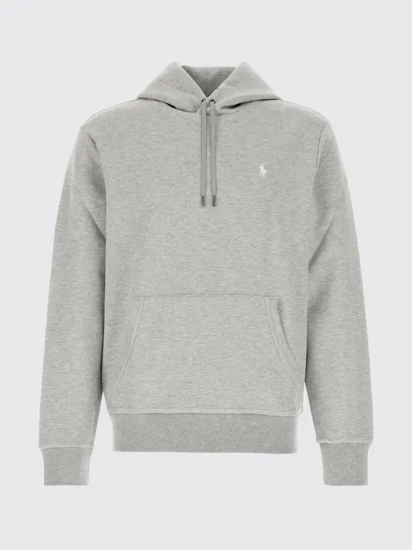 Polo Ralph Lauren Cotton-blend Jumper With Pony Logo - Grey