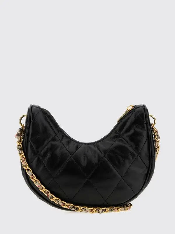 Burberry Small Horseshoe Matelassé Lambskin Shoulder Bag With Ekd Logo