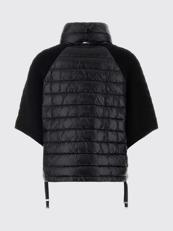 Herno Resort Short-sleeved Down Jacket In Nylon And Wool