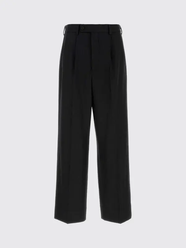MAISON MARGIELA Wide-leg Trousers In Wool Blend With Off-center Closure