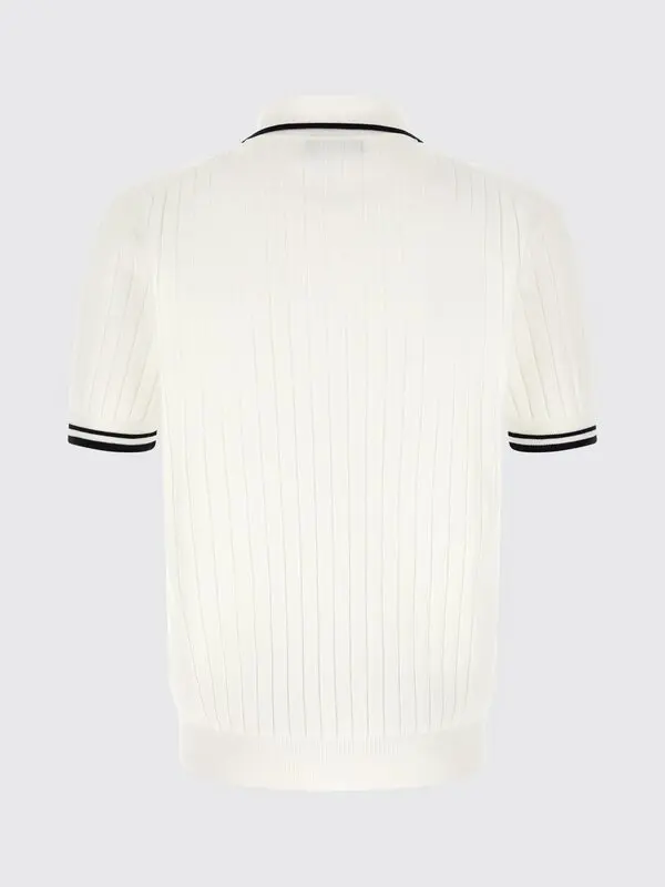 Dolce & Gabbana Ribbed Polo Sweater