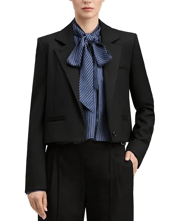 Derek Lam 10 Crosby Mona Cropped Single Button Blazer