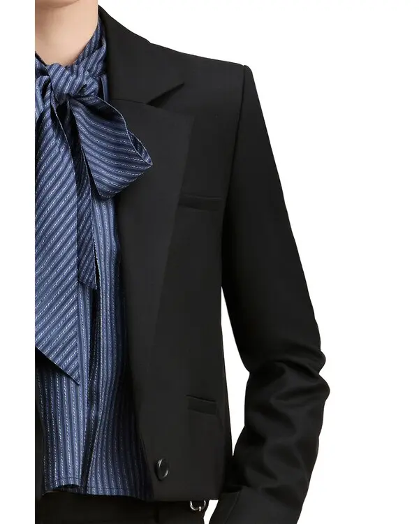 Derek Lam 10 Crosby Mona Cropped Single Button Blazer