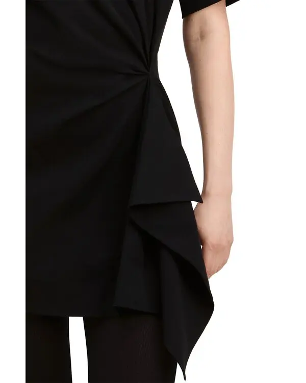 Derek Lam 10 Crosby Daniel Origami Draped Short Sleeve Dress