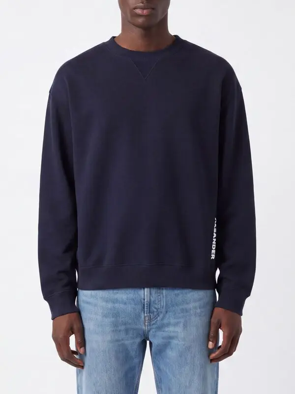 JIL SANDER Logo Sweatshirt - Black