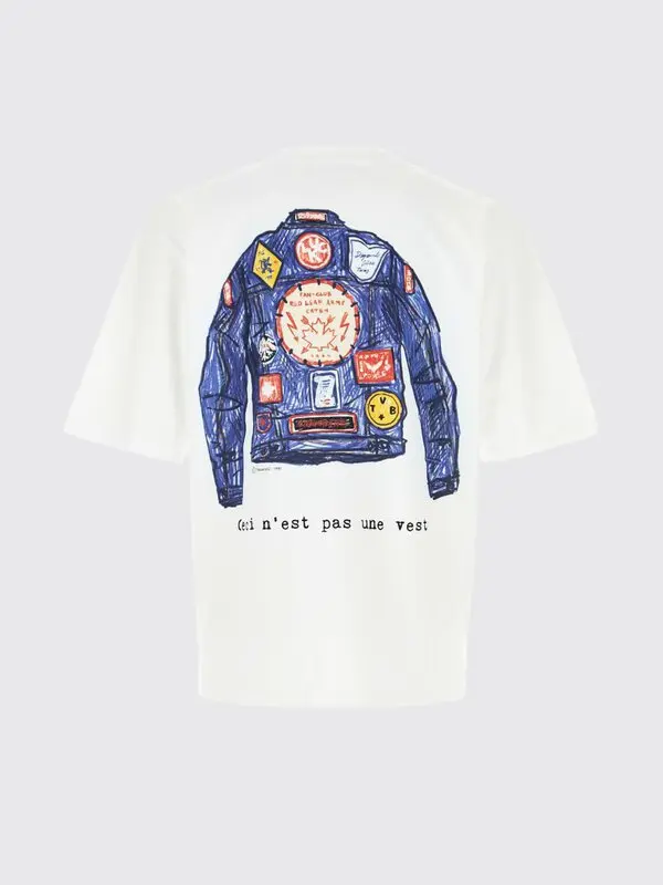 Dsquared2 Cotton T-shirt With Graphic Print And Contrasting Logo