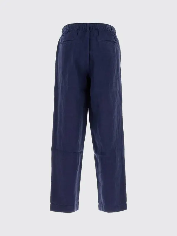 Polo Ralph Lauren Slim Fit Linen Drawstring Trousers - Navy