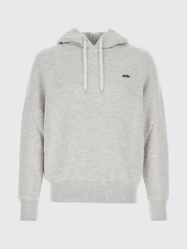 AUTRY Cotton Hoodie With Contrasting Logo And Drawstring