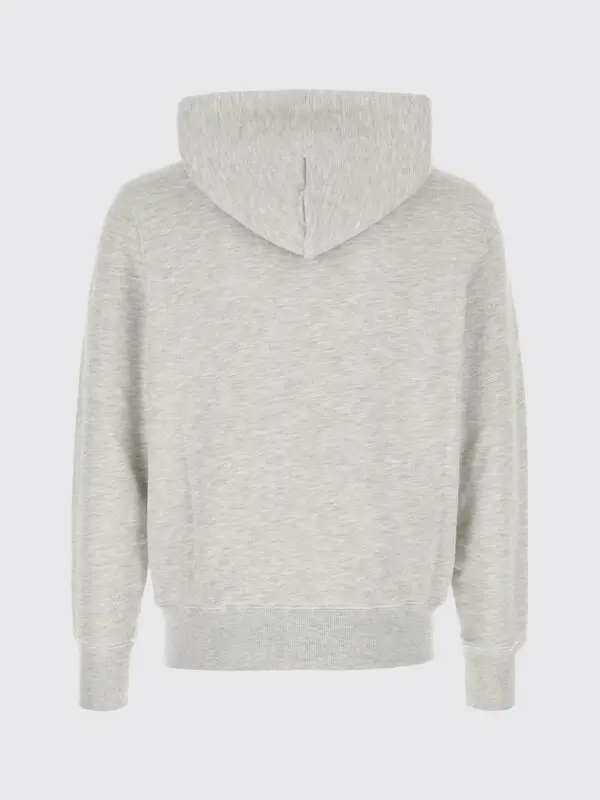 AUTRY Cotton Hoodie With Contrasting Logo And Drawstring